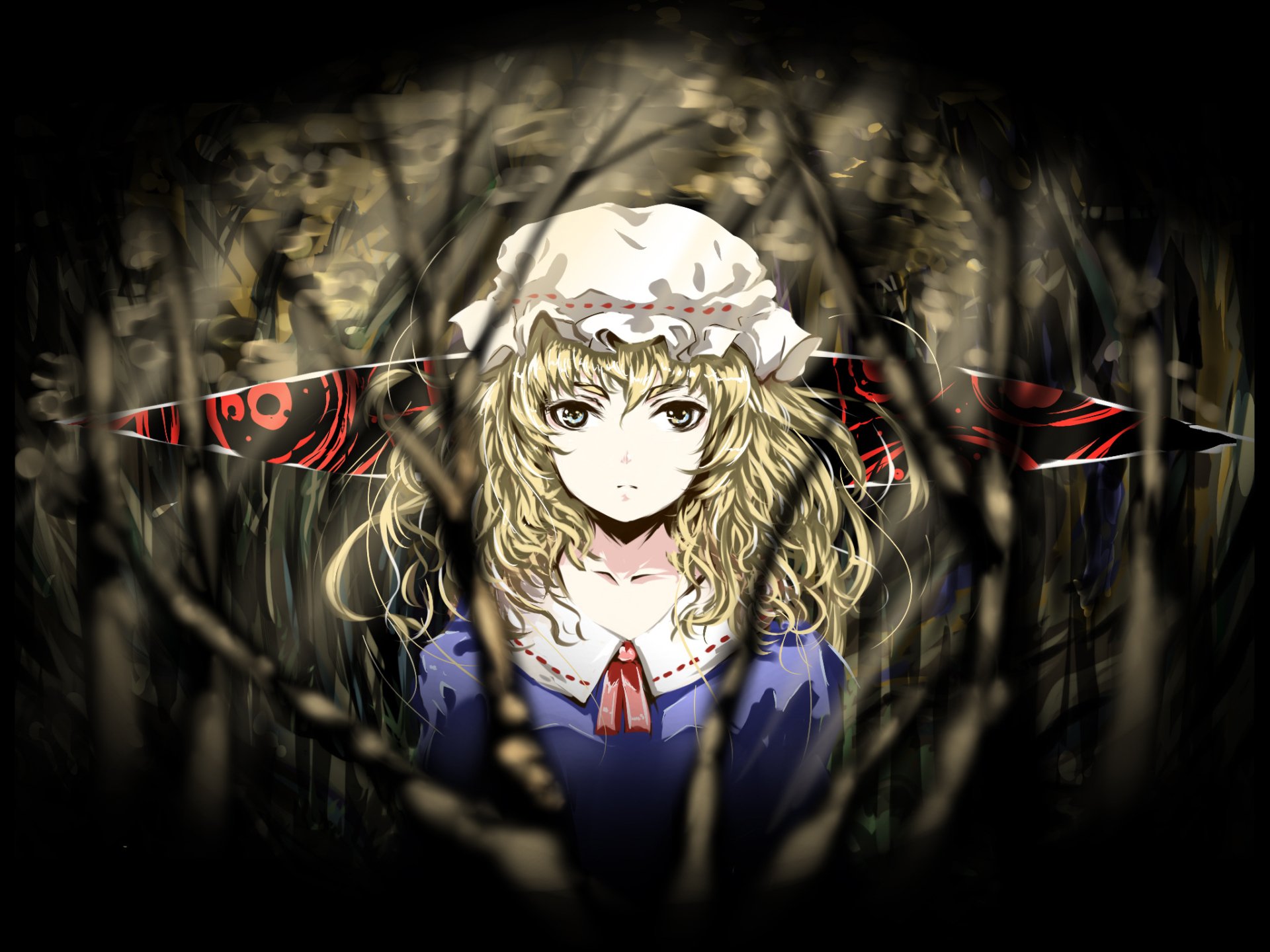 Download Maribel Hearn Dark Anime Touhou Dark Anime HD Wallpaper ...