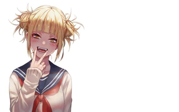 Blushing Himiko Toga HD Anime Wallpaper