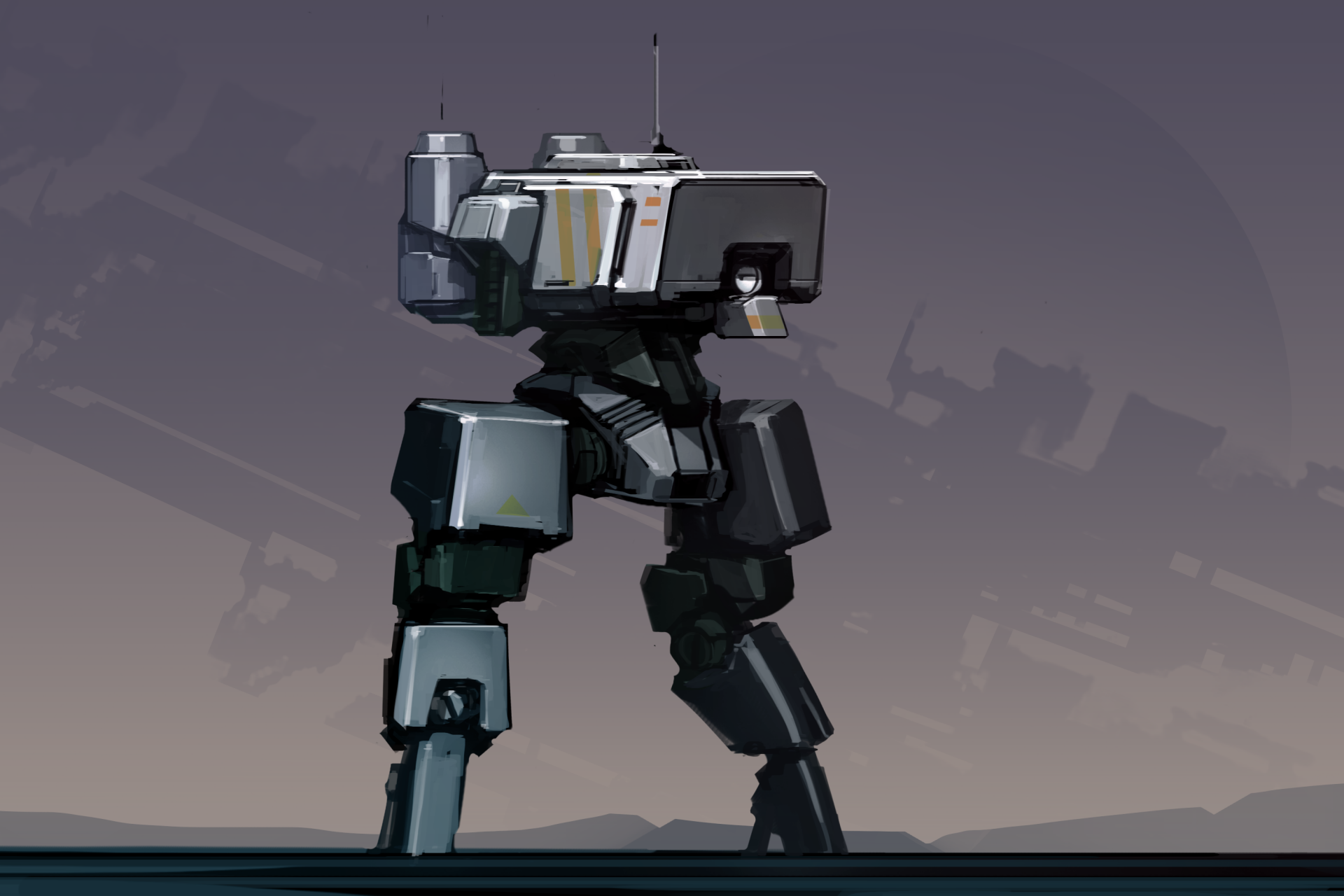 Download Sci Fi Robot HD Wallpaper by ksenolog