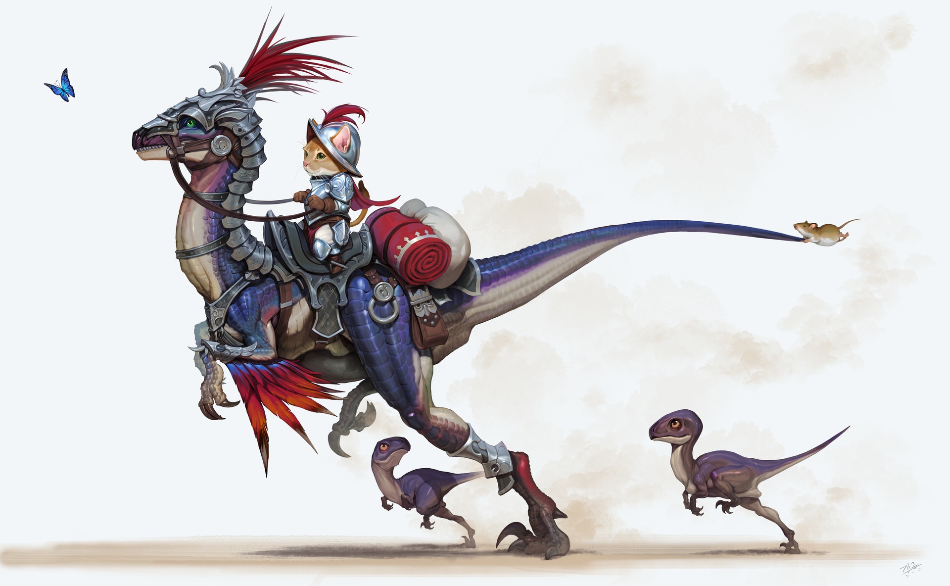 Download Armor Warrior Mouse Dinosaur Fantasy Animal Fantasy Warrior HD ...