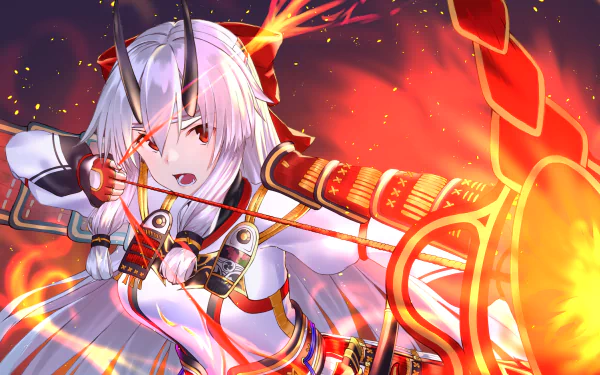 Epic Miyamoto Musashi vs. Tomoe Gozen Fate/Grand Order HD Wallpaper by ましゅー