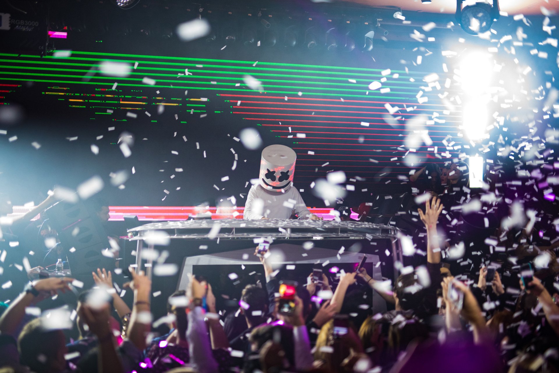Marshmello Live DJ Set HD Wallpaper – Ultimate Music Festival Vibes ...