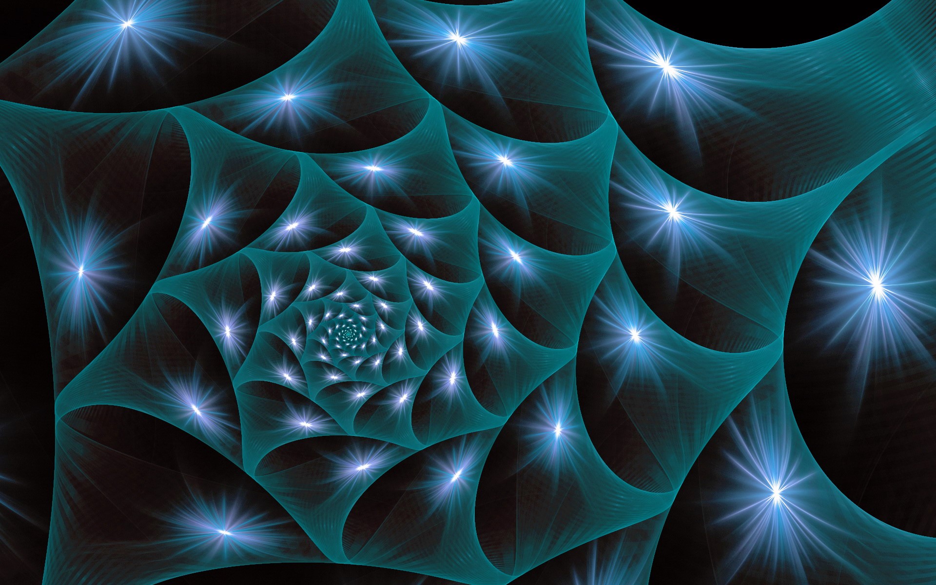 Download Light Blue Abstract Fractal Abstract Blue HD Wallpaper