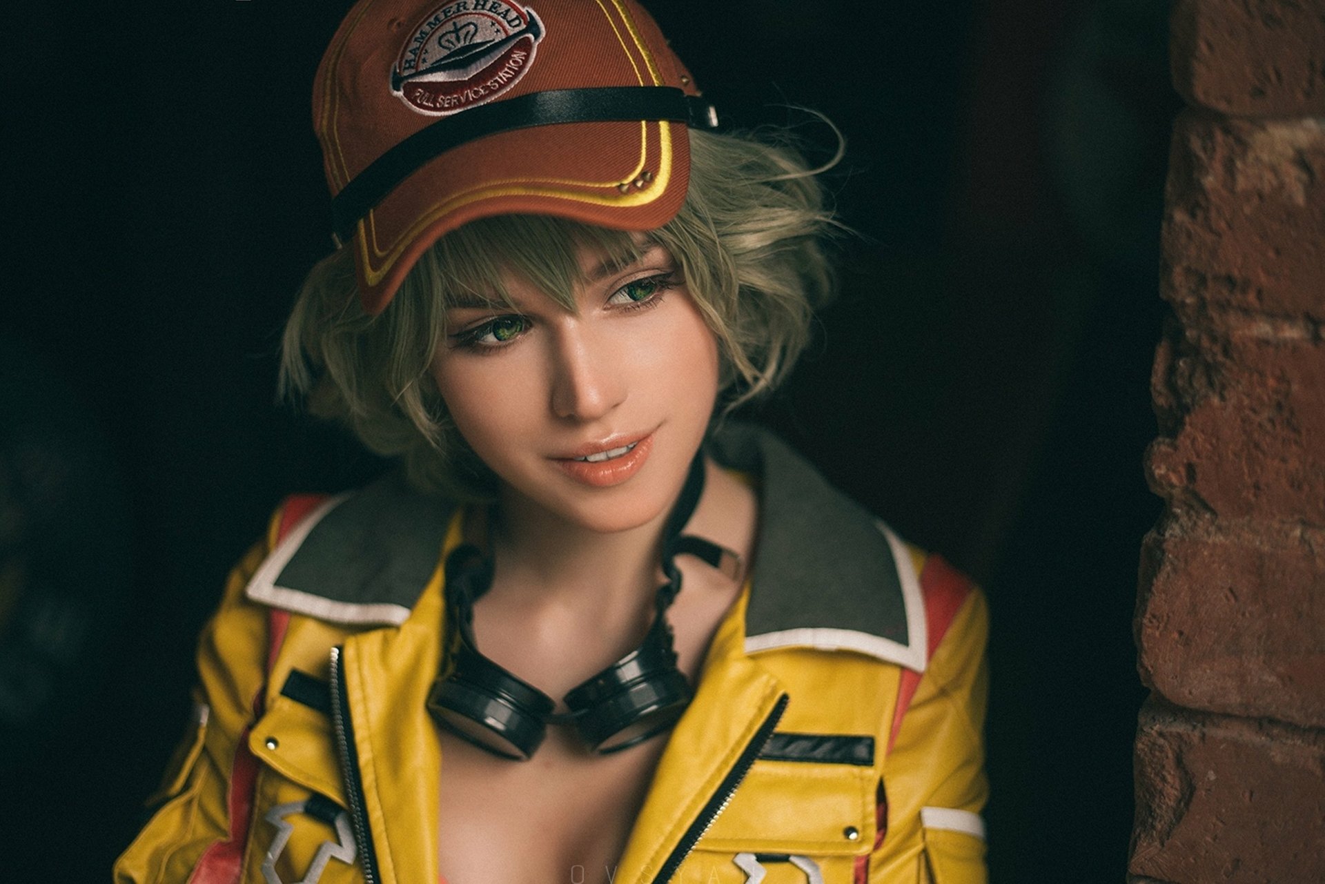 Cindy from Final Fantasy: Stunning HD Cosplay Wallpaper