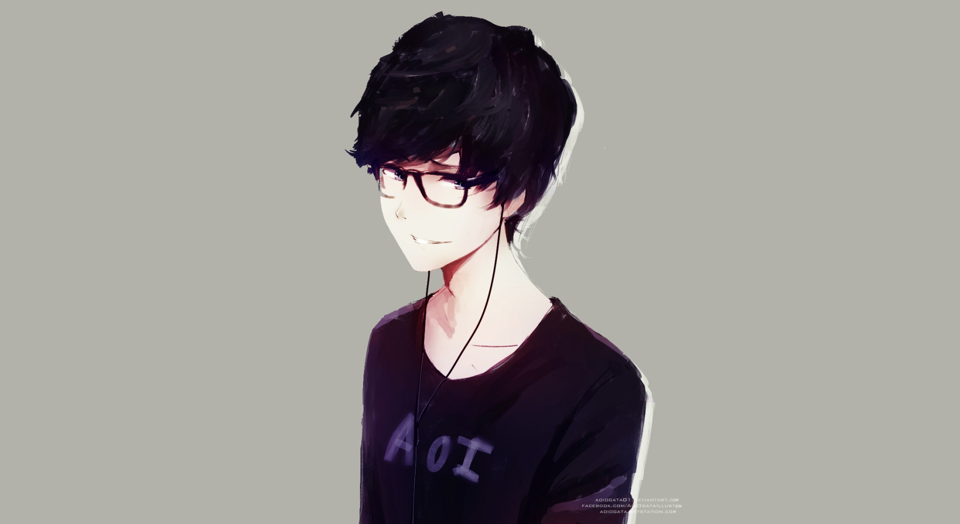 Original Anime Vibe: HD Wallpaper of a Cool, Thoughtful Character by ...
