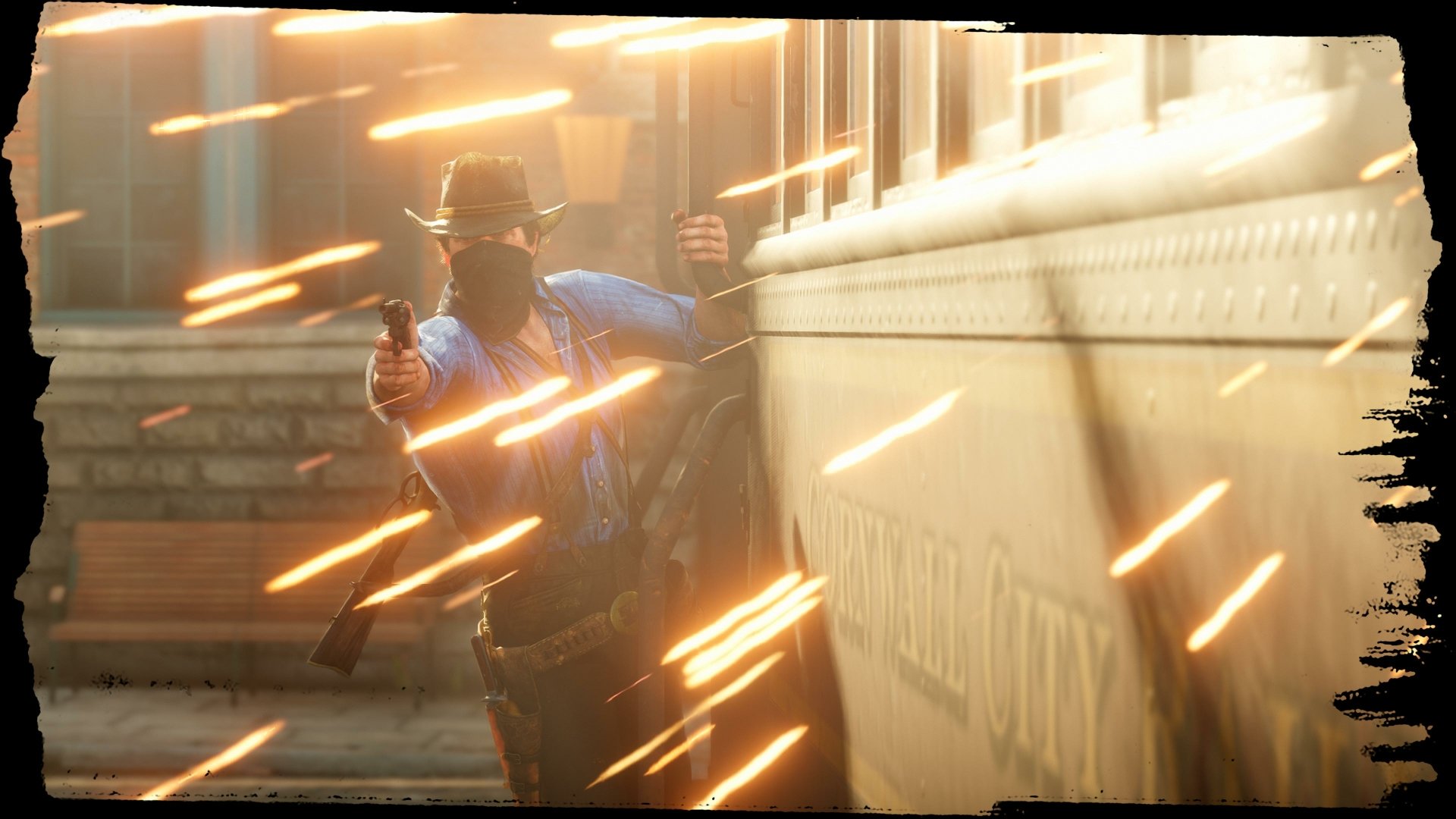 Arthur Morgan in Action | Red Dead Redemption 2 4K Ultra HD Wallpaper