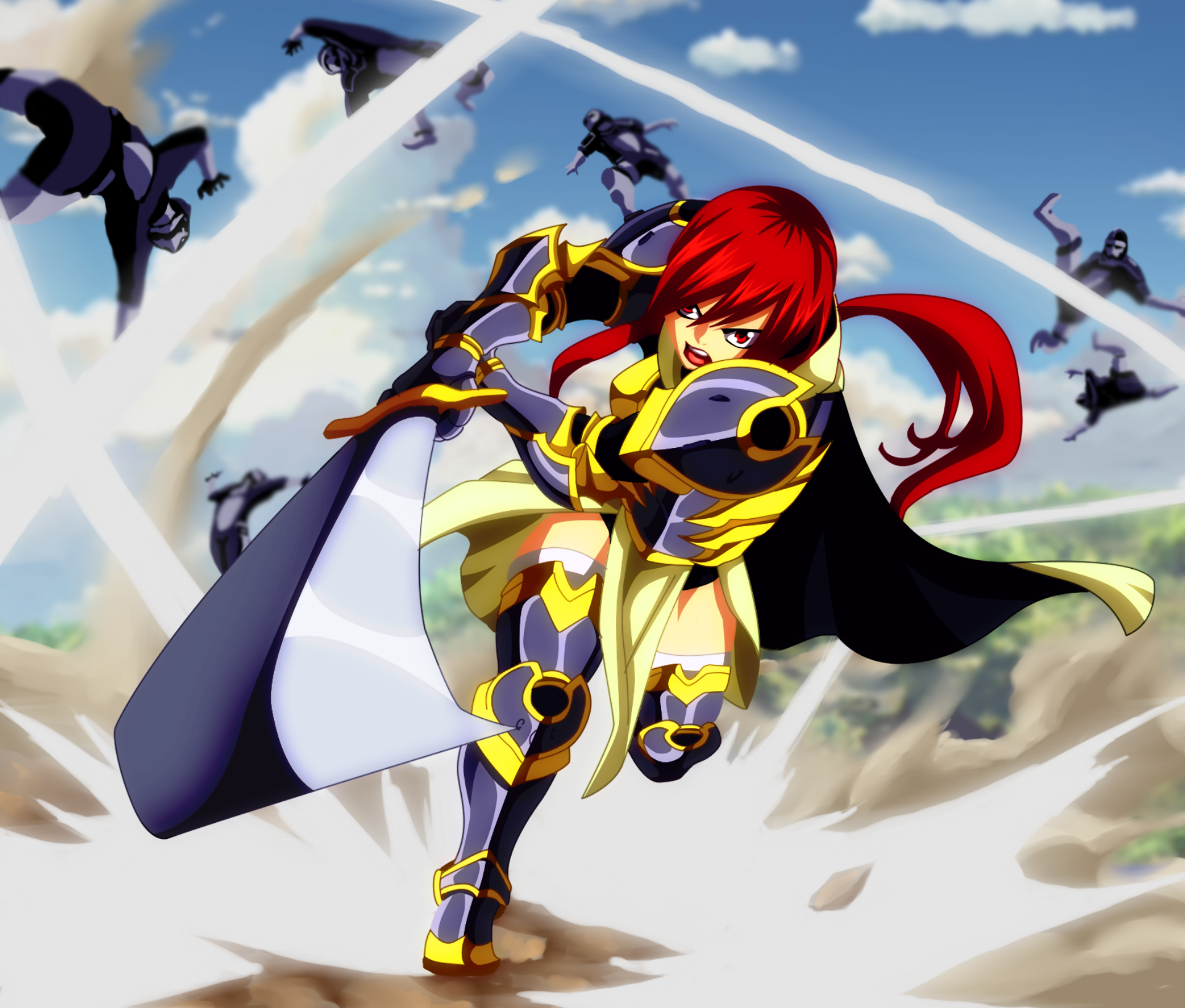 Fairy Tail Erza Armor Wallpaper