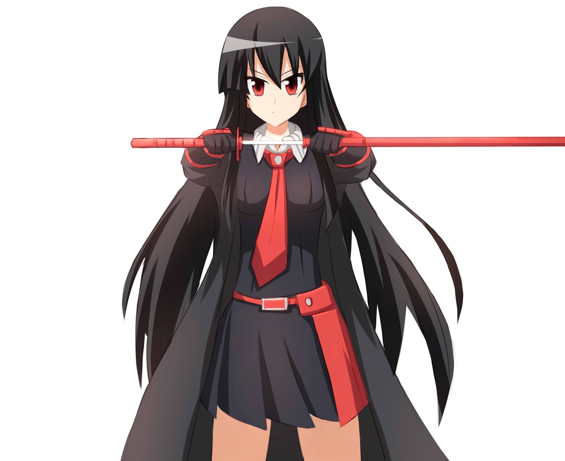 Akame Ga Kill! HD Anime Wallpaper - Fierce Akame with Red Blade by ...