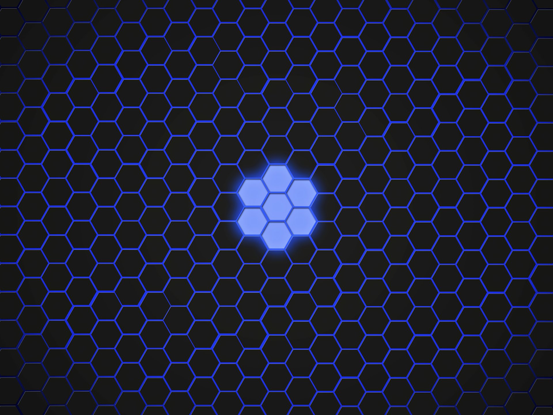 Abstract Hexagon HD Wallpaper