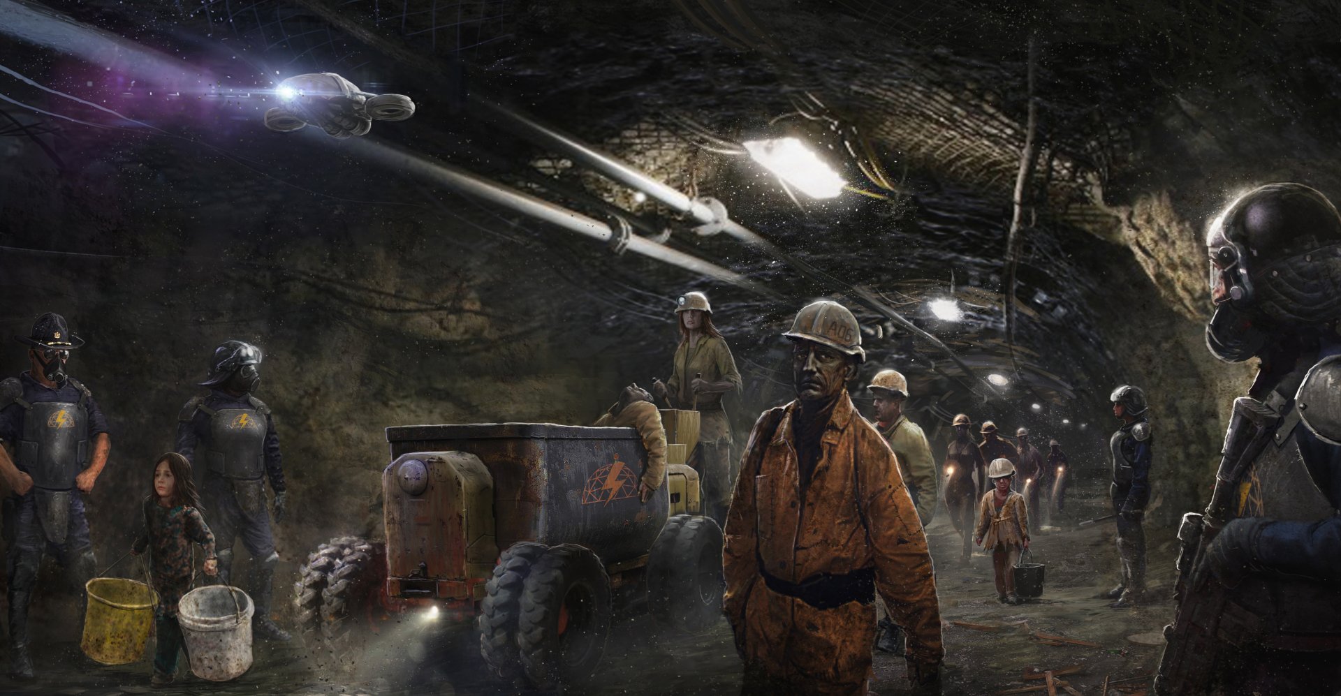 4K Ultra HD Sci-Fi Underground Expedition: Guardians of the Hidden ...