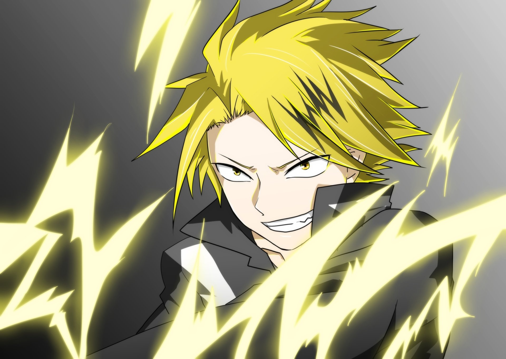 Download Denki Kaminari Anime My Hero Academia HD Wallpaper by 猫眉