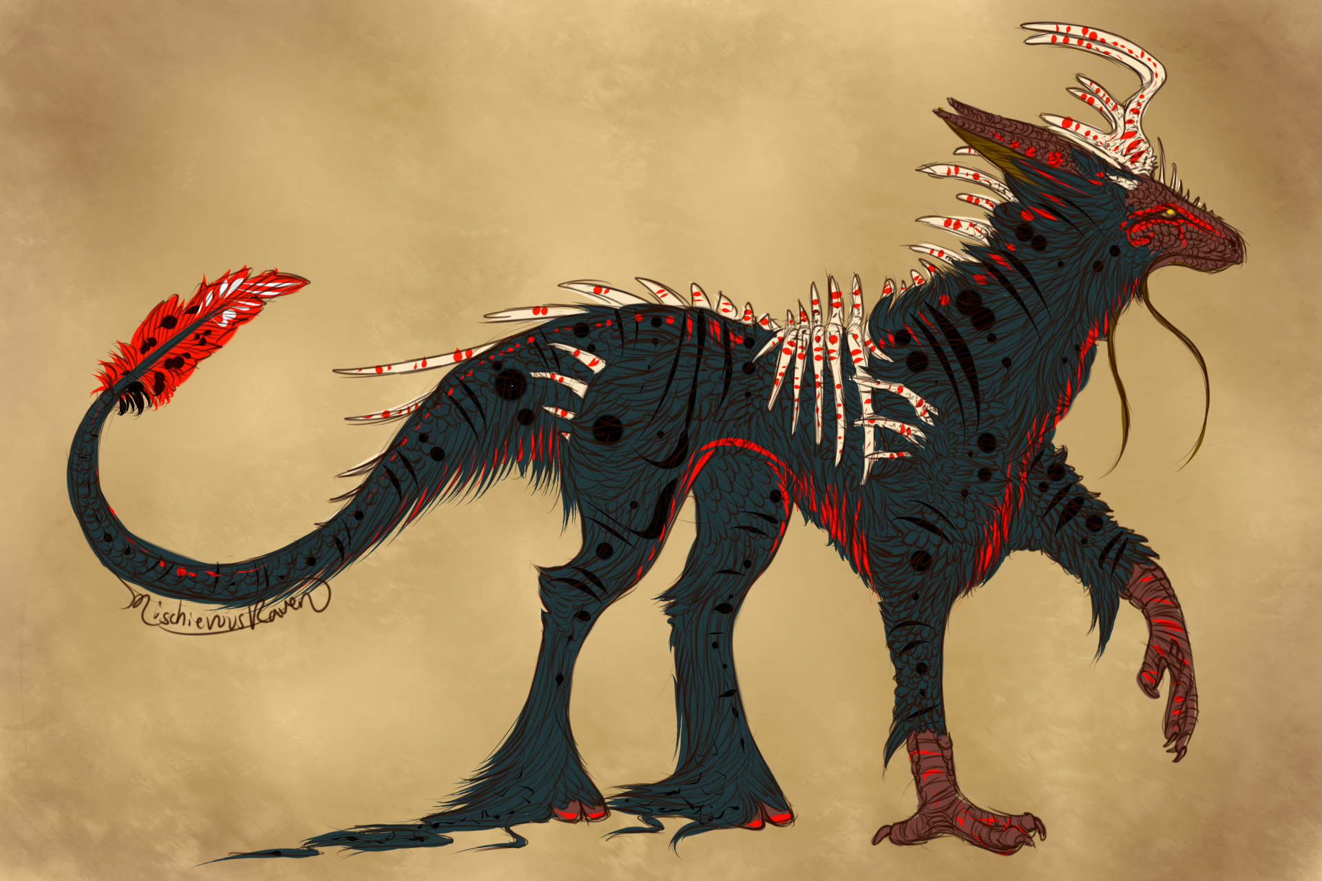 Download Fantasy Creature HD Wallpaper by MischievousRaven