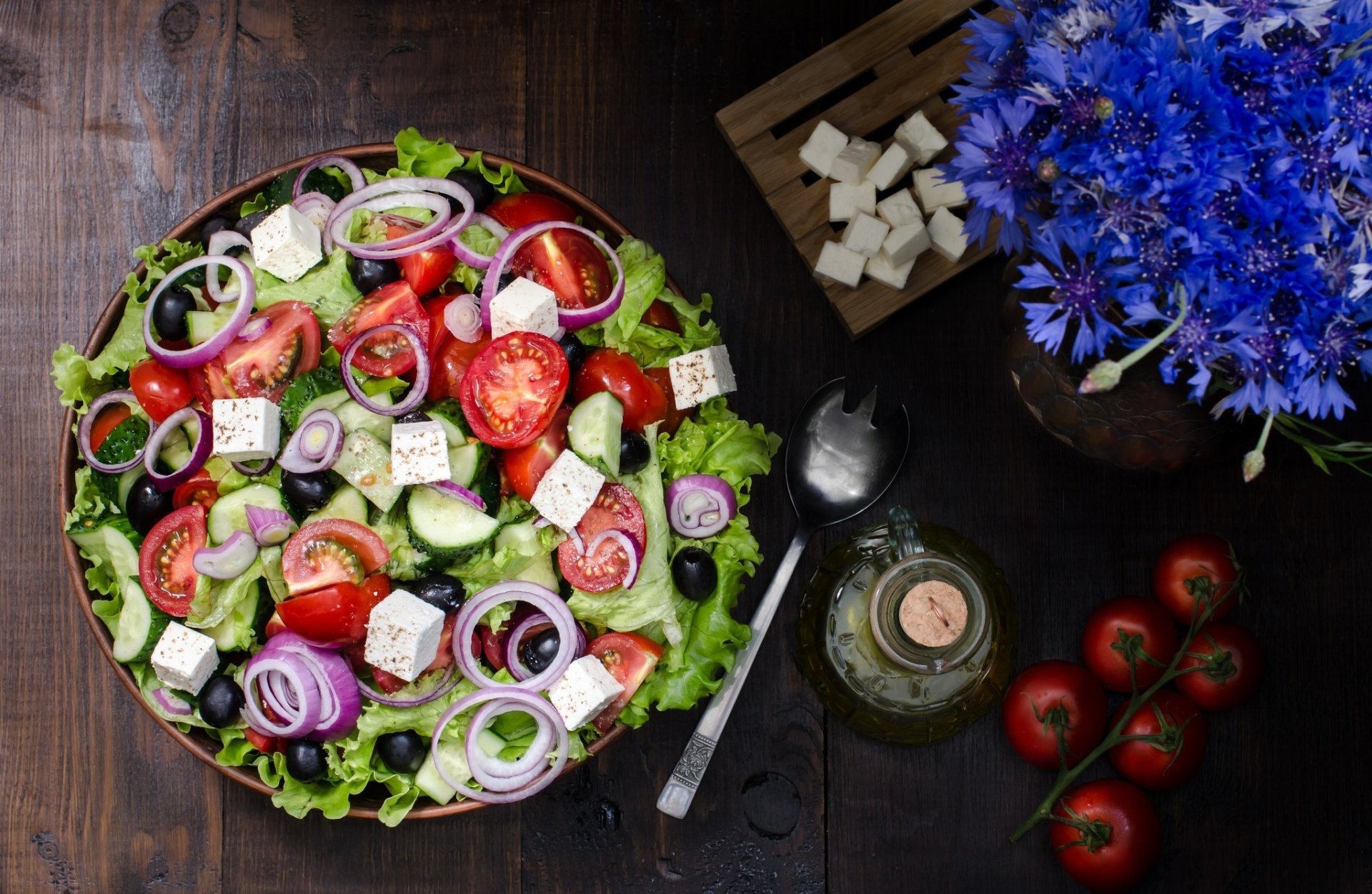 Download Tomato Cheese Still Life Food Salad HD Wallpaper | 2048x1334 ...