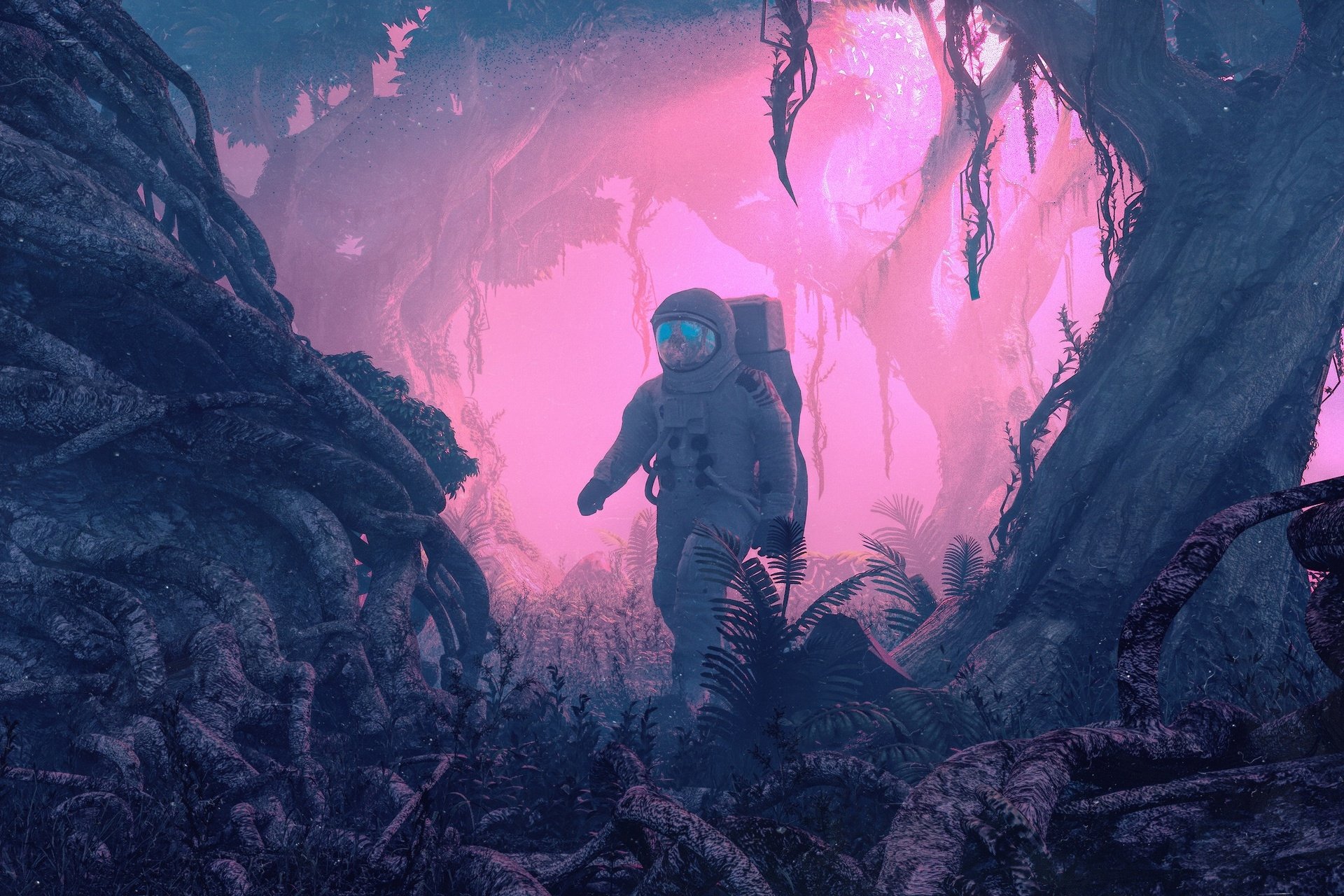 Download Sci Fi Astronaut HD Wallpaper by Beeple