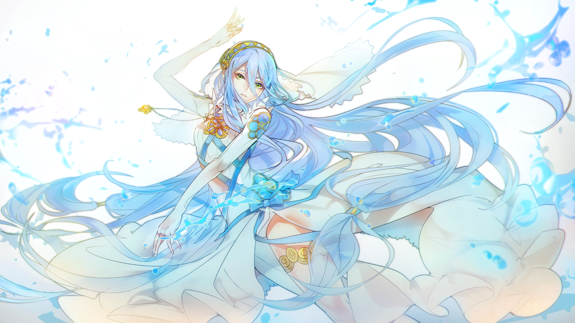 Azura: Luminous Tide — Fire Emblem Heroes HD Wallpaper | 2307x1297 ...