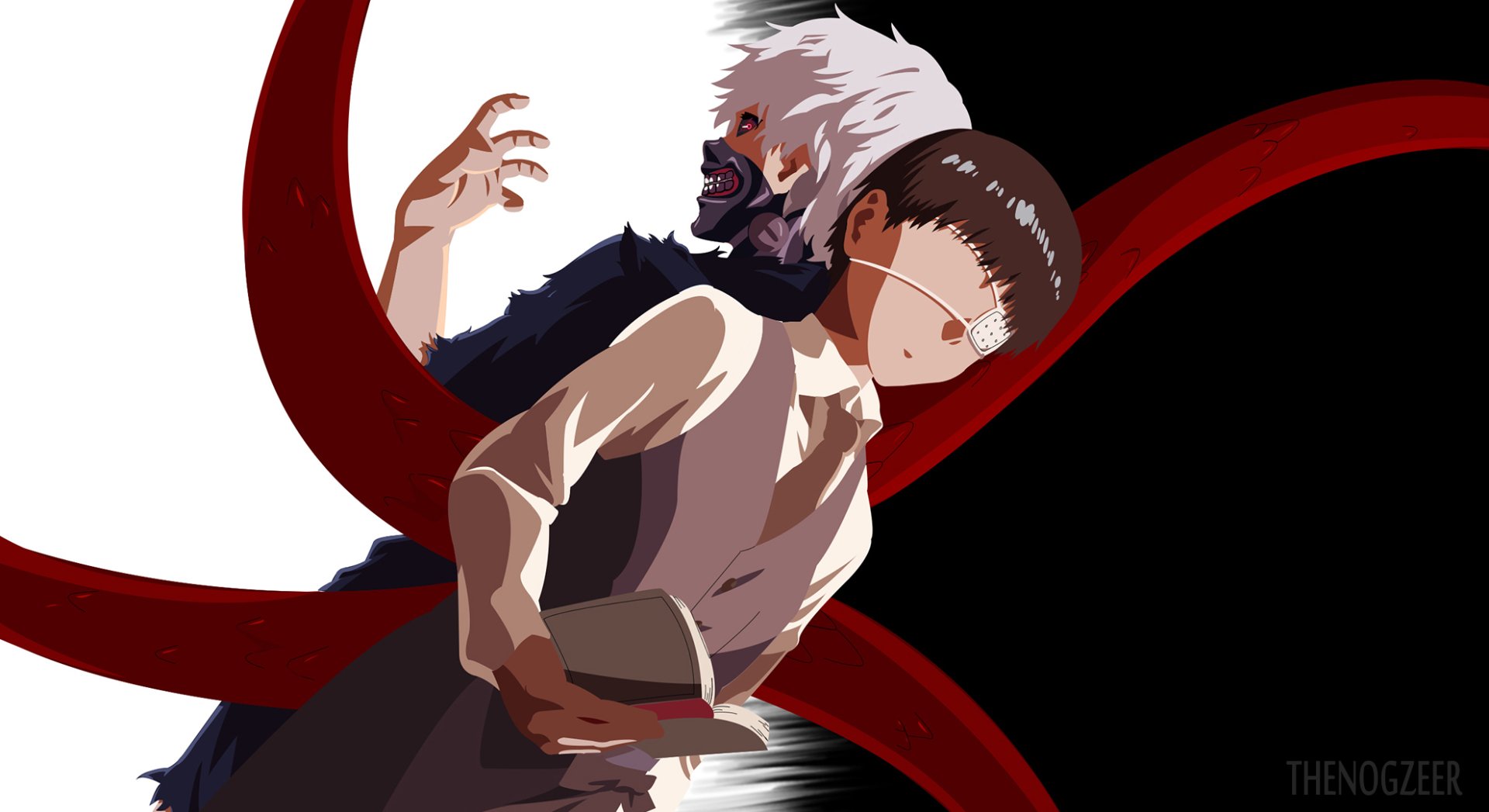 KANEKI KEN minimalist by MinimalistWallpaper | 1980x1080 | Wallpaper Abyss