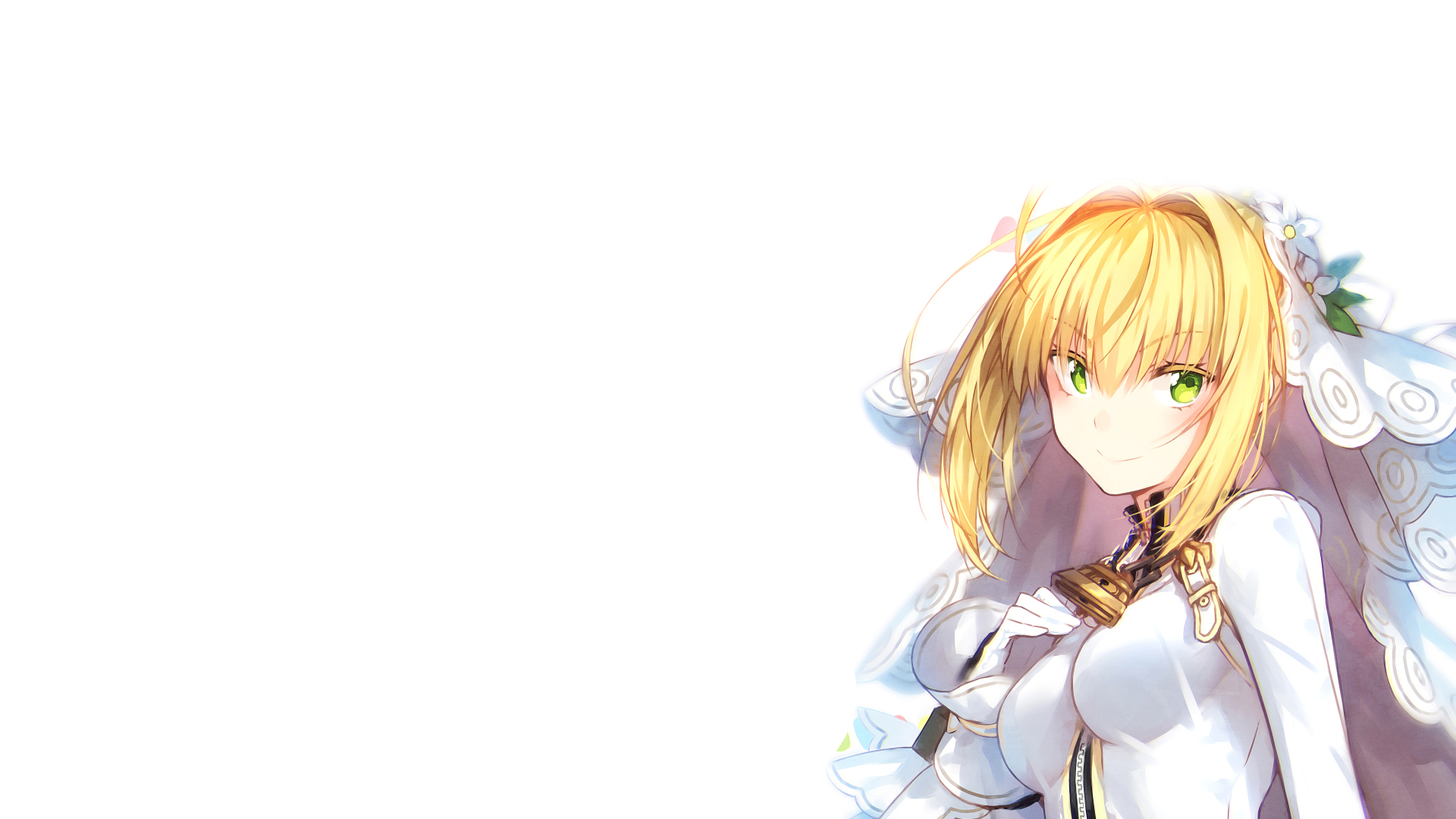 Download Saber Bride Anime Fate/Grand Order HD Wallpaper by hakusai