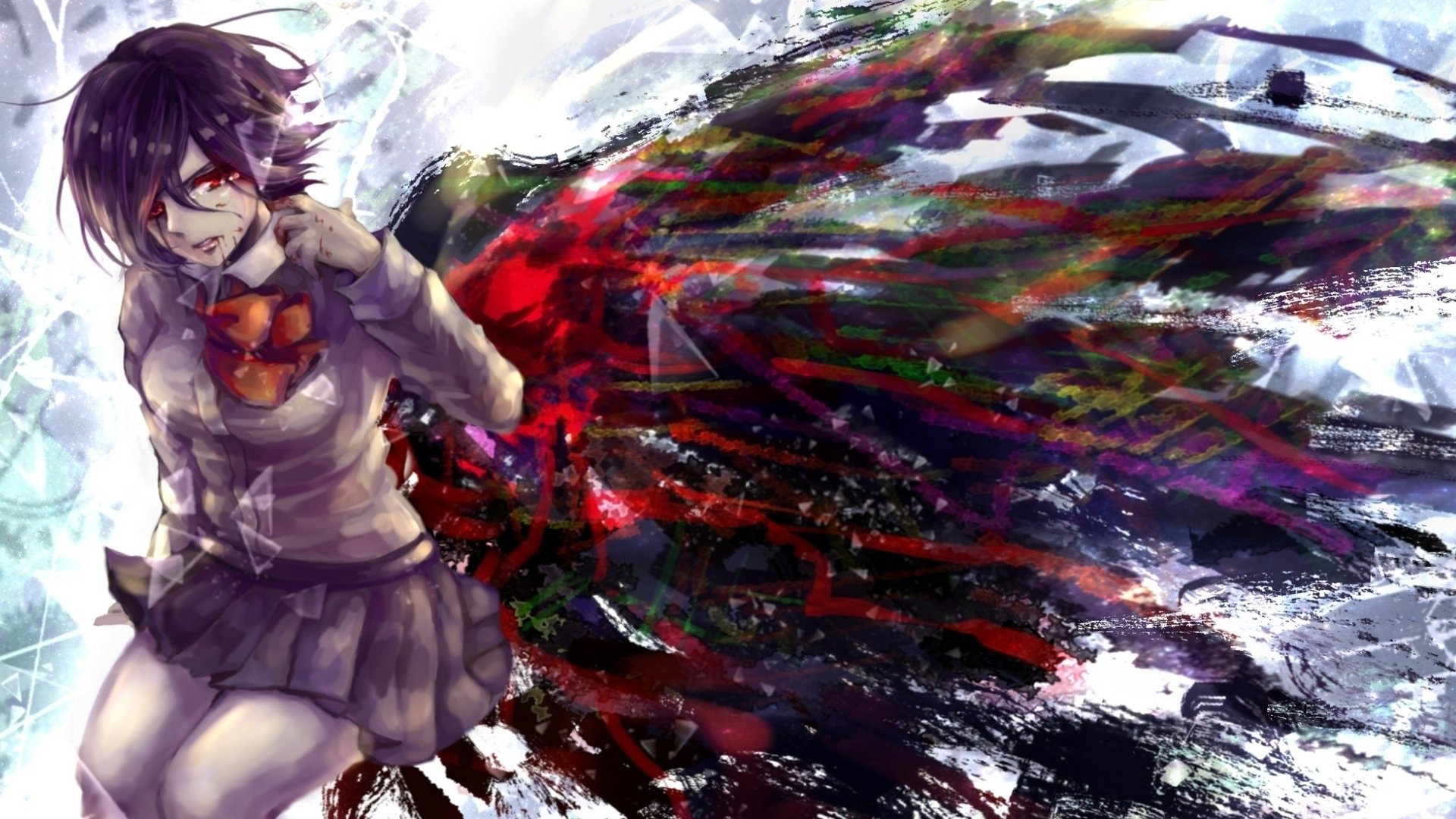 Download Touka Kirishima Anime Tokyo Ghoul HD Wallpaper