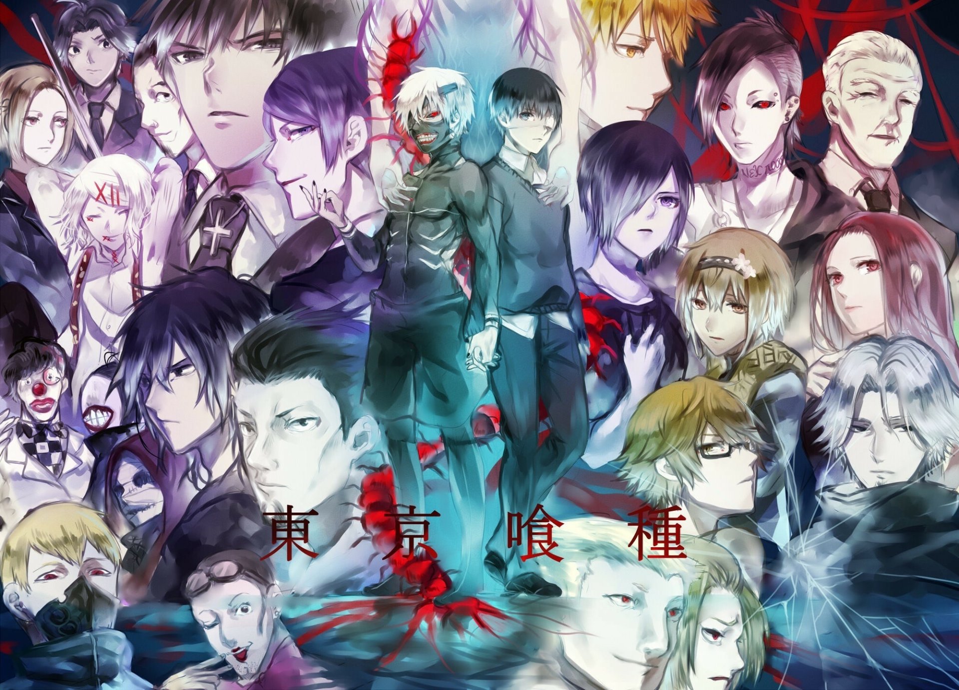 Tokyo Ghoul HD Anime Wallpaper: Epic Characters Collide