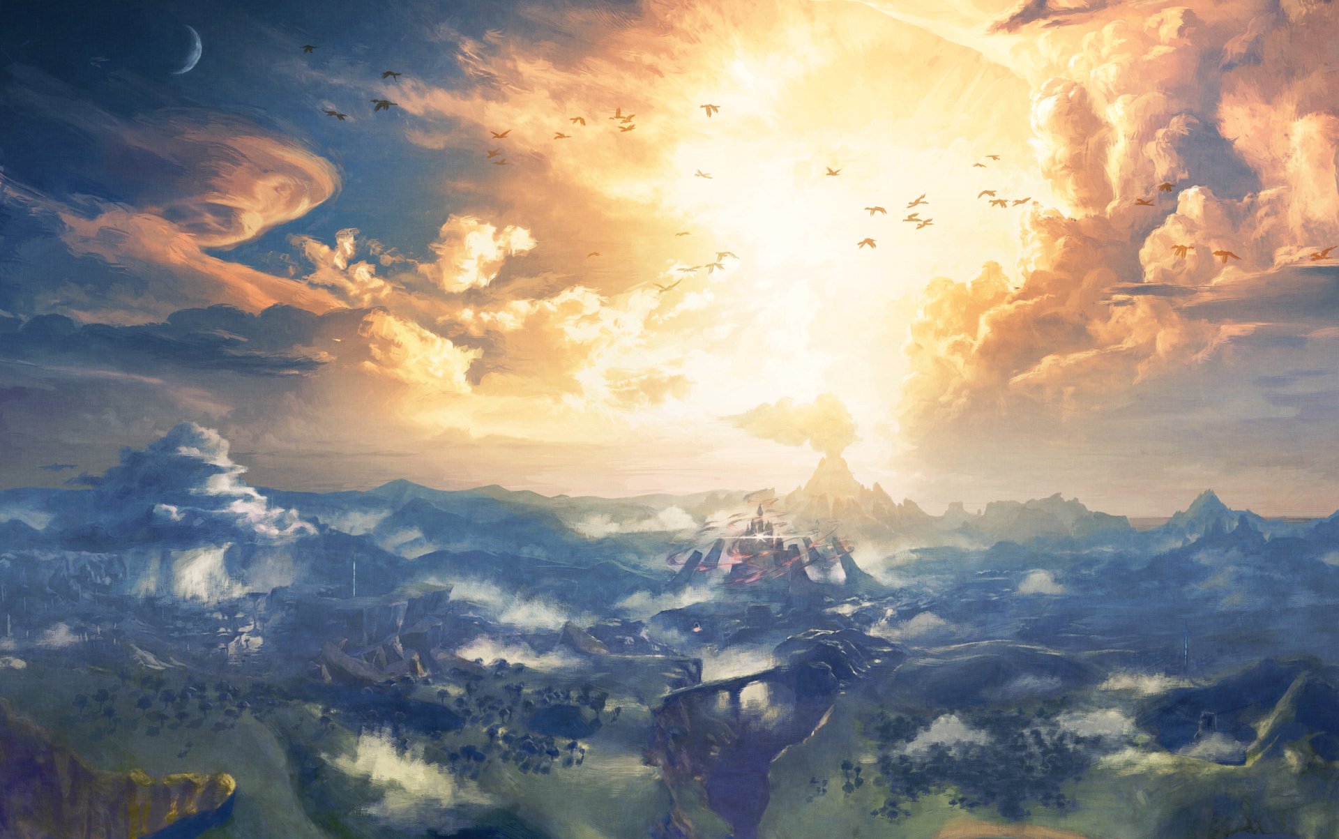 Breath of the Wild HD: Epic Zelda Adventure Wallpaper