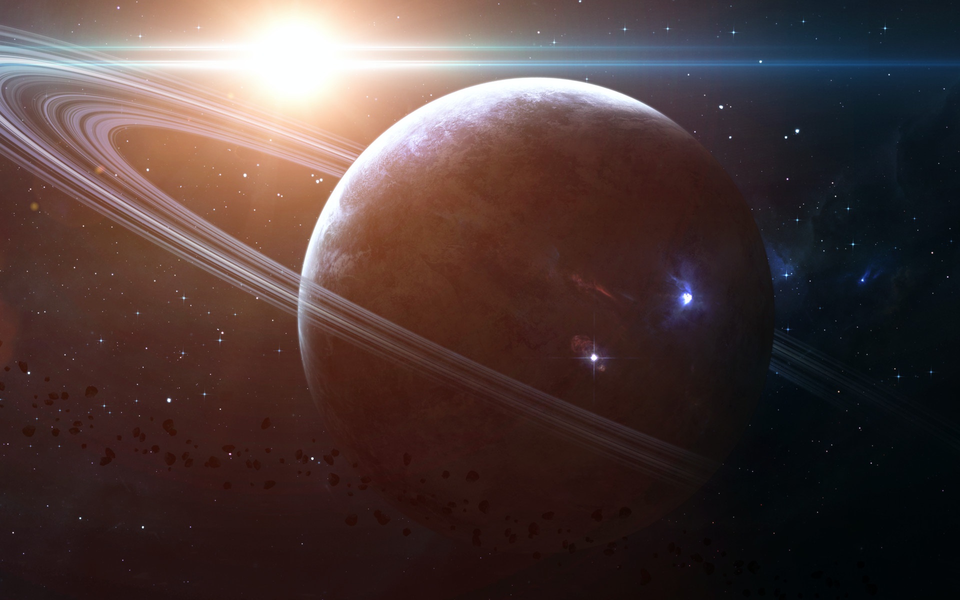 Download Planet Space Sci Fi Planetary Ring HD Wallpaper