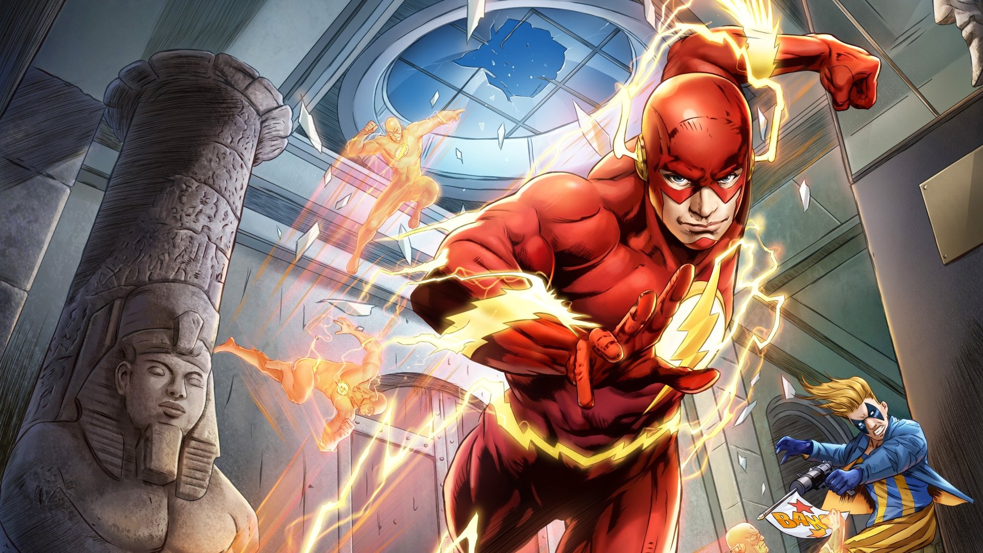 Download DC Comics Comic Flash 4k Ultra HD Wallpaper