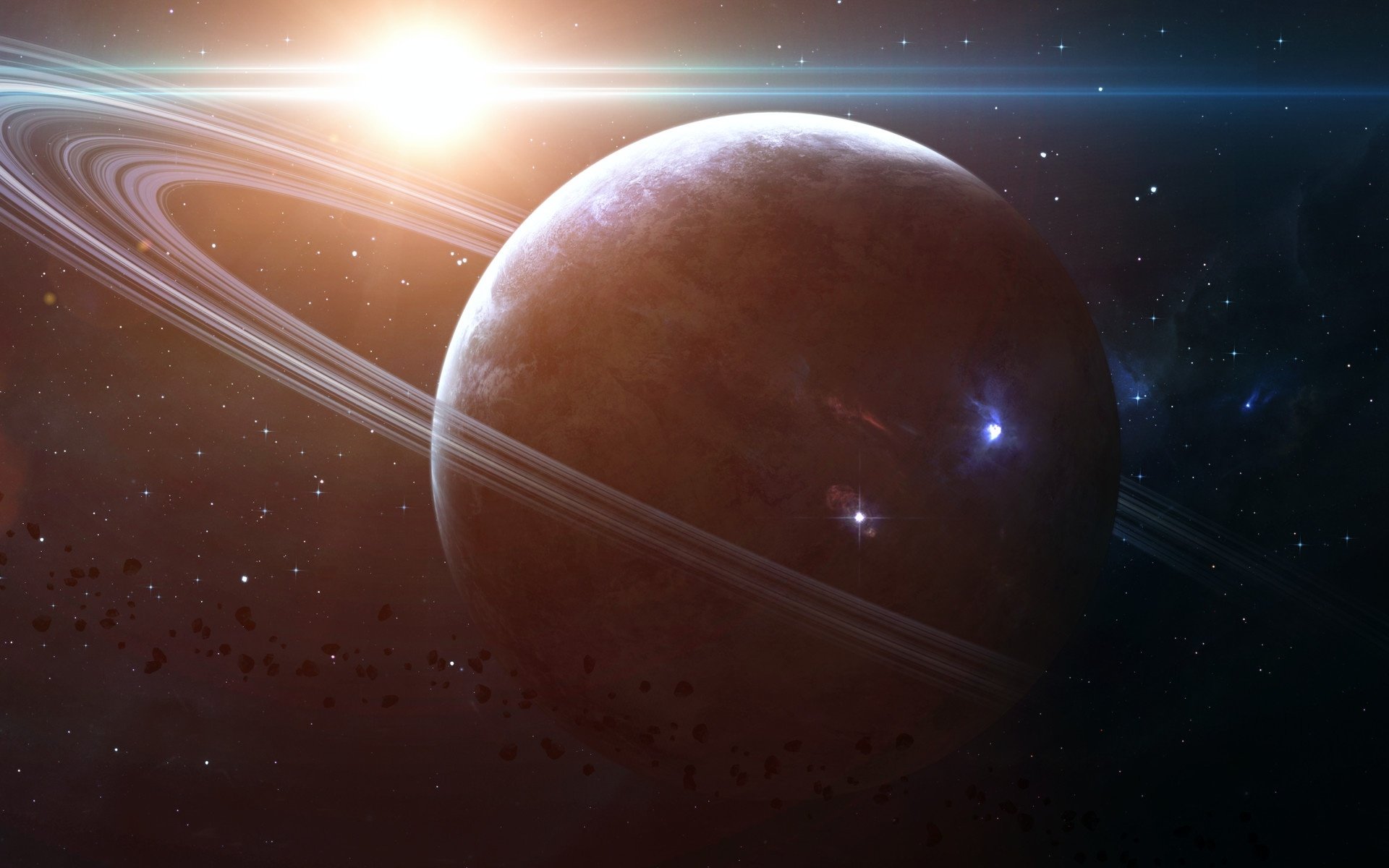 Download Planet Space Sci Fi Planetary Ring HD Wallpaper