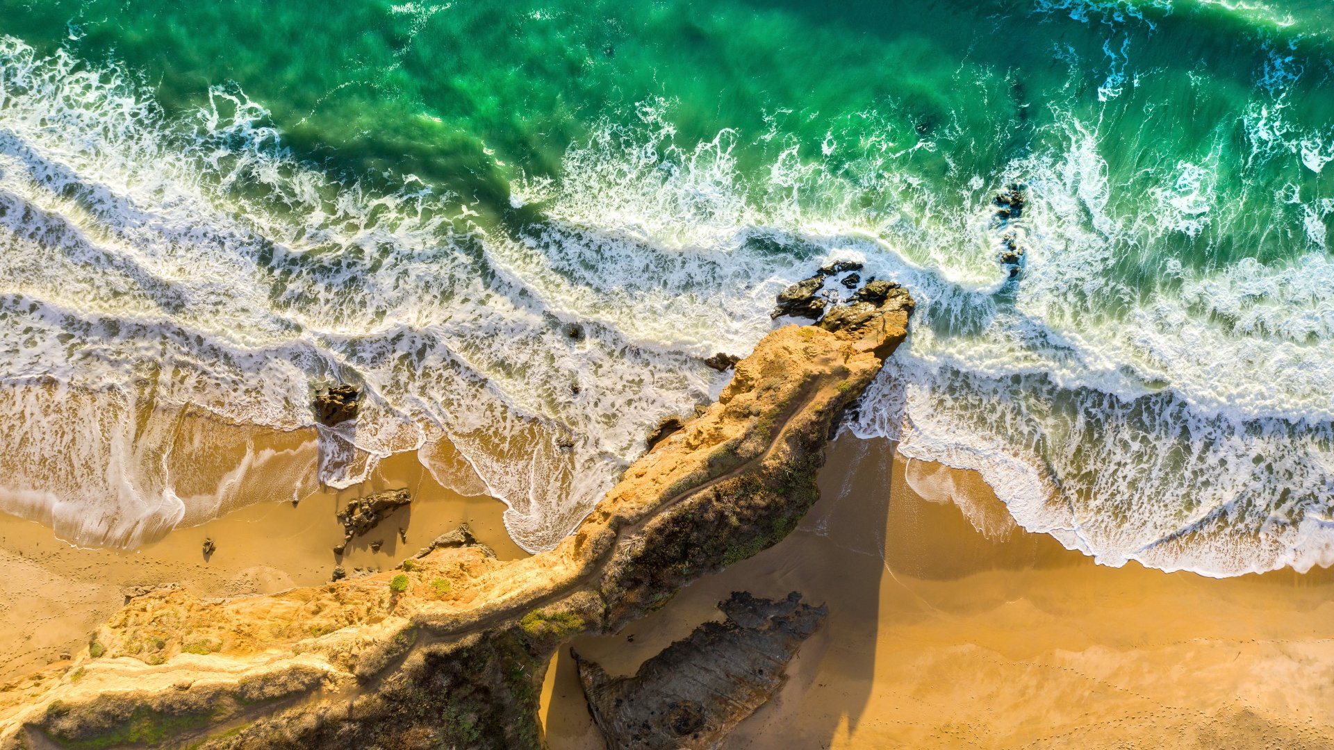Download Aerial Nature Coastline 4k Ultra HD Wallpaper