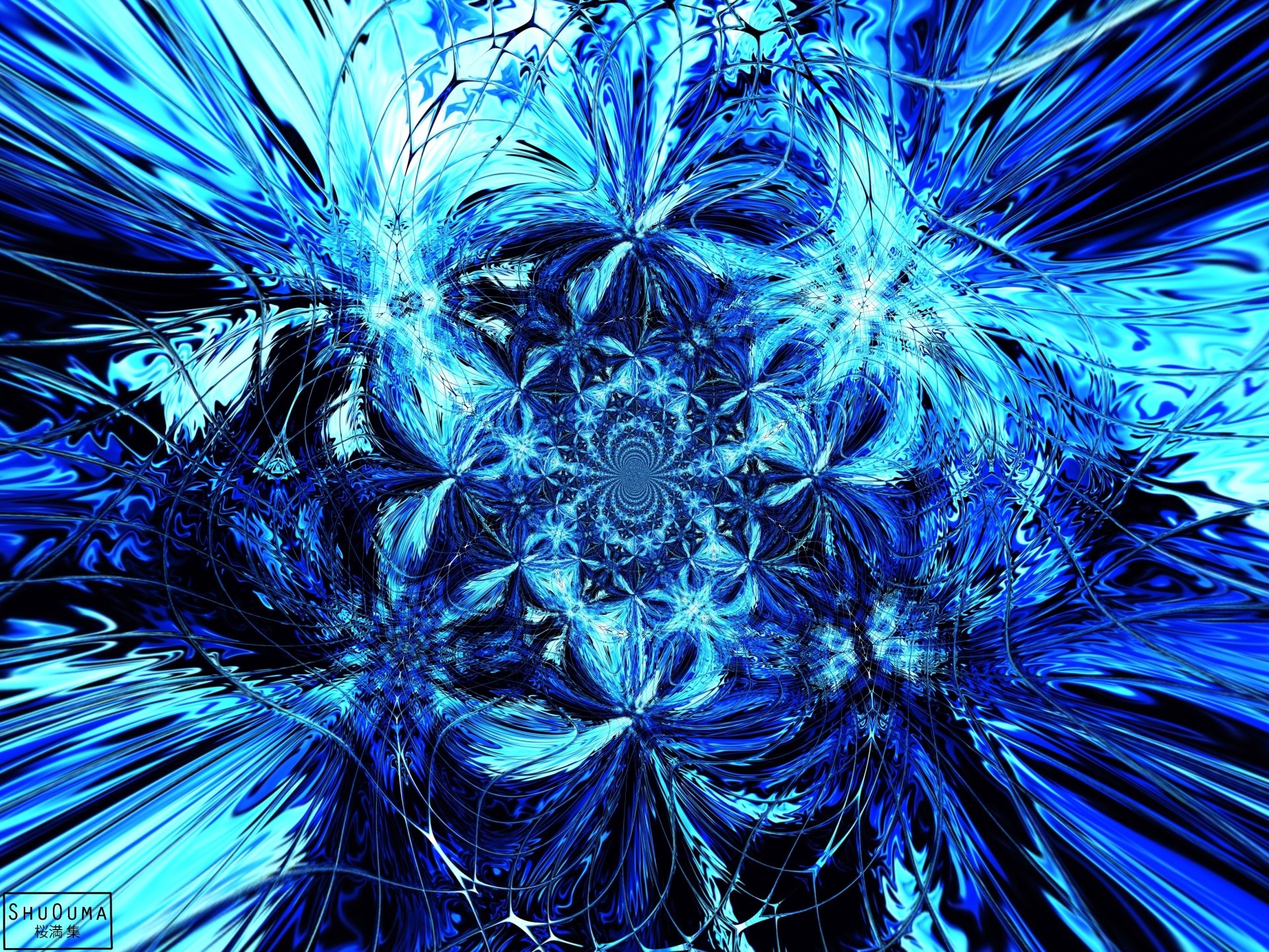 Beautiful Blue Wallpaper Abstract