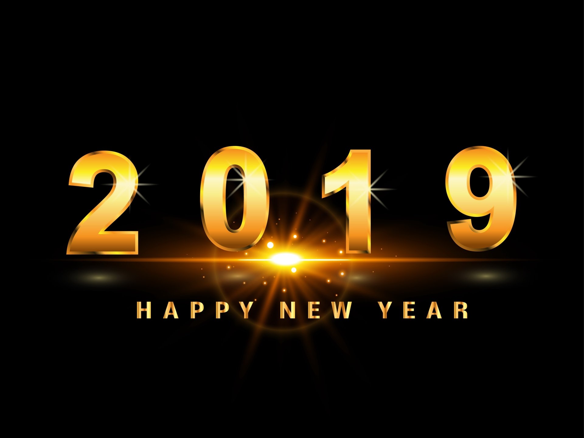 Download Happy New Year Holiday New Year 2019 4k Ultra HD Wallpaper