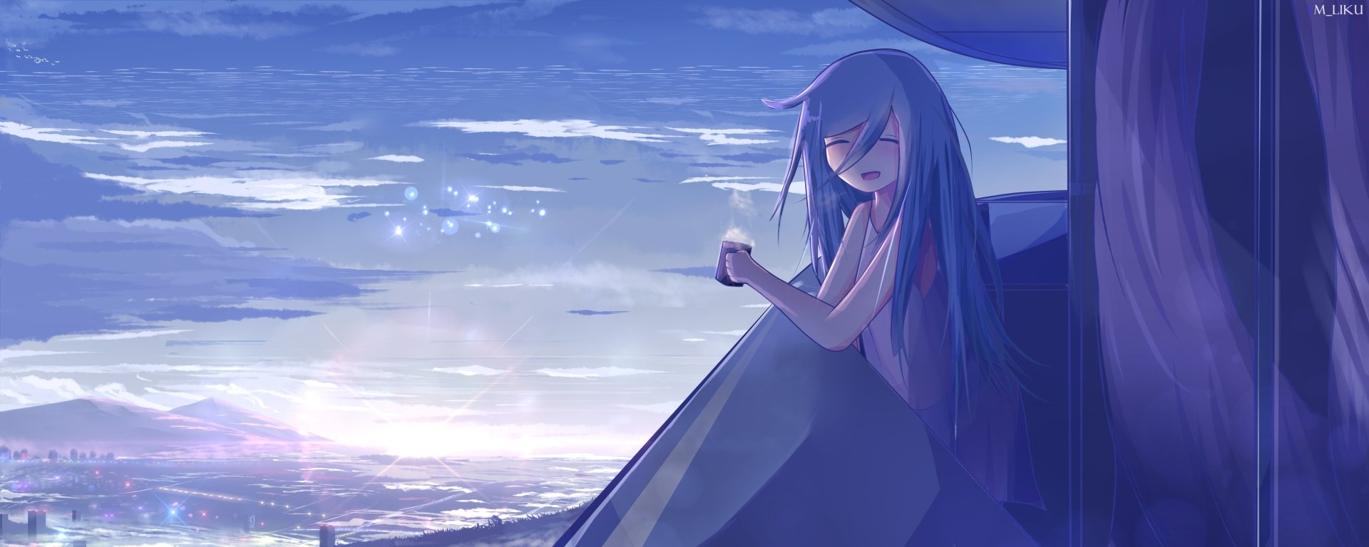 Original Anime Dreamscape: HD Serenity at Dusk by Marin liekuriva ...