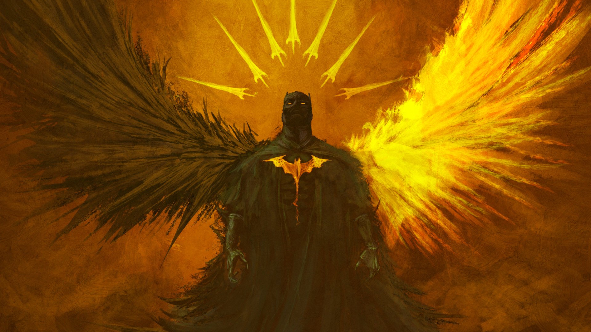 Batman Reborn: Dark Knight Wings HD Wallpaper by Anato Finnstark