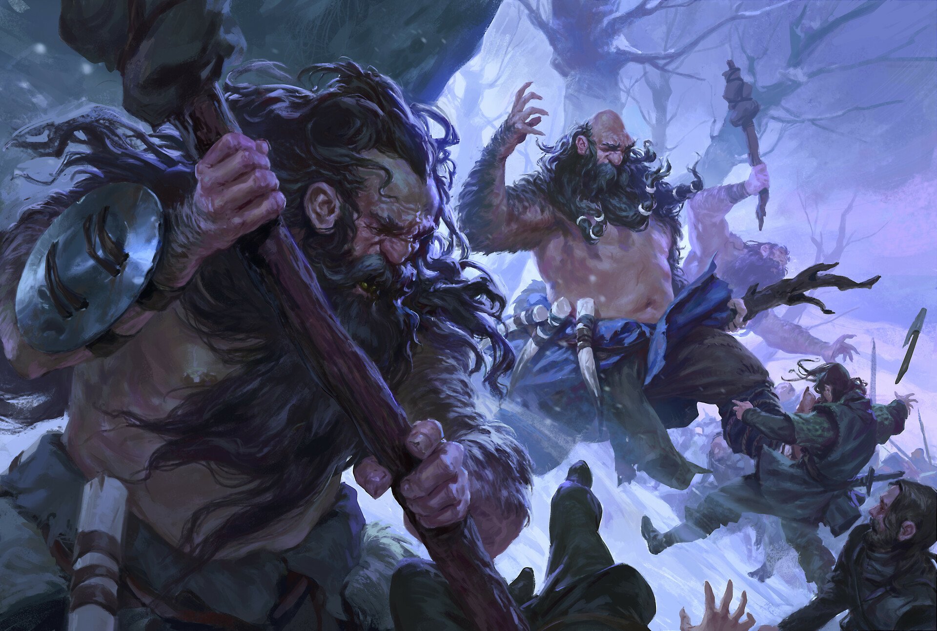 Download Snow Fantasy Giant HD Wallpaper