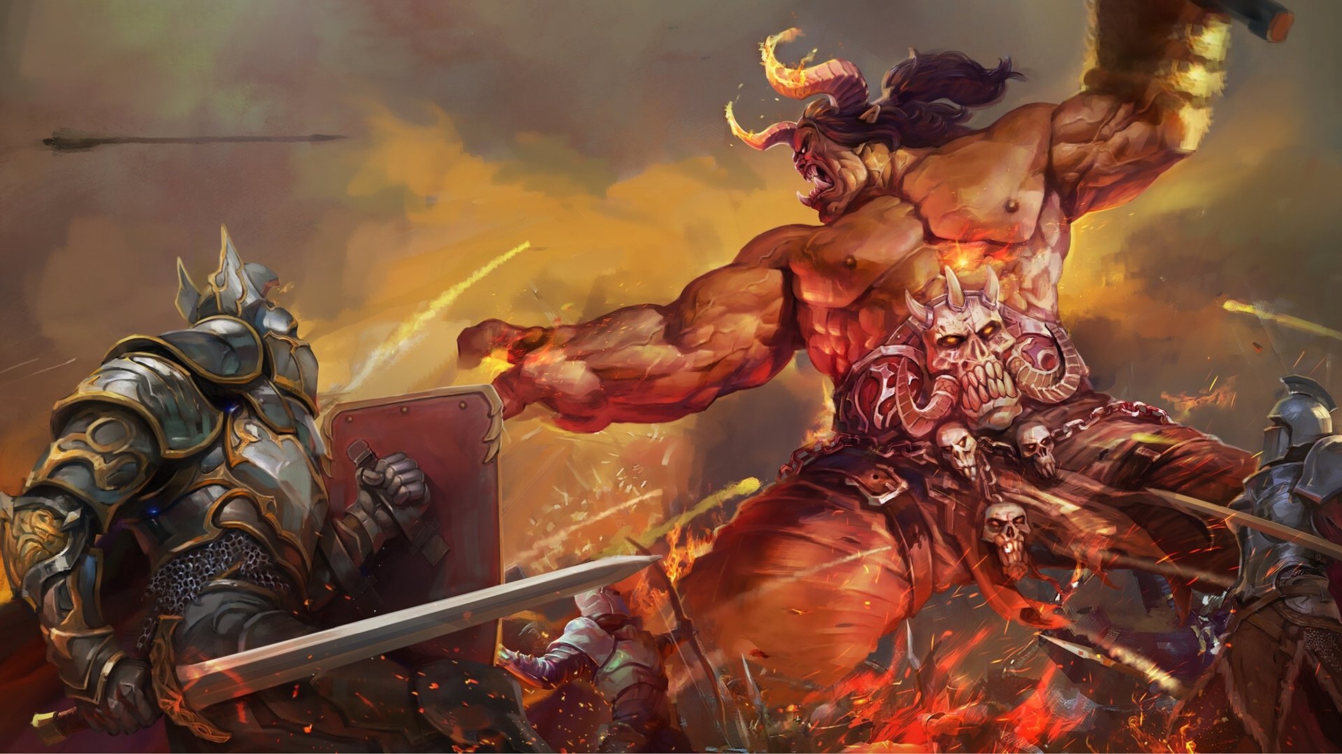 Download Armor Sword Warrior Knight Battle Fantasy Demon Fantasy ...